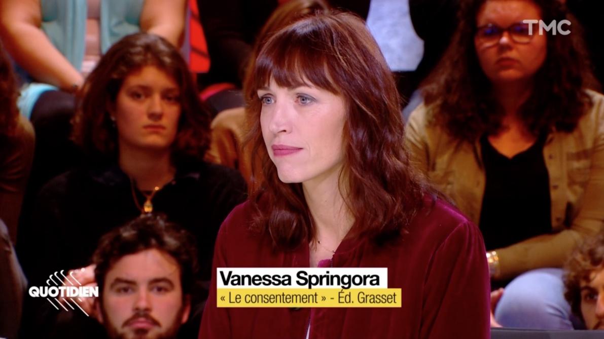 Affaire Matzneff: dans «Quotidien», Vanessa Springora se dit ...