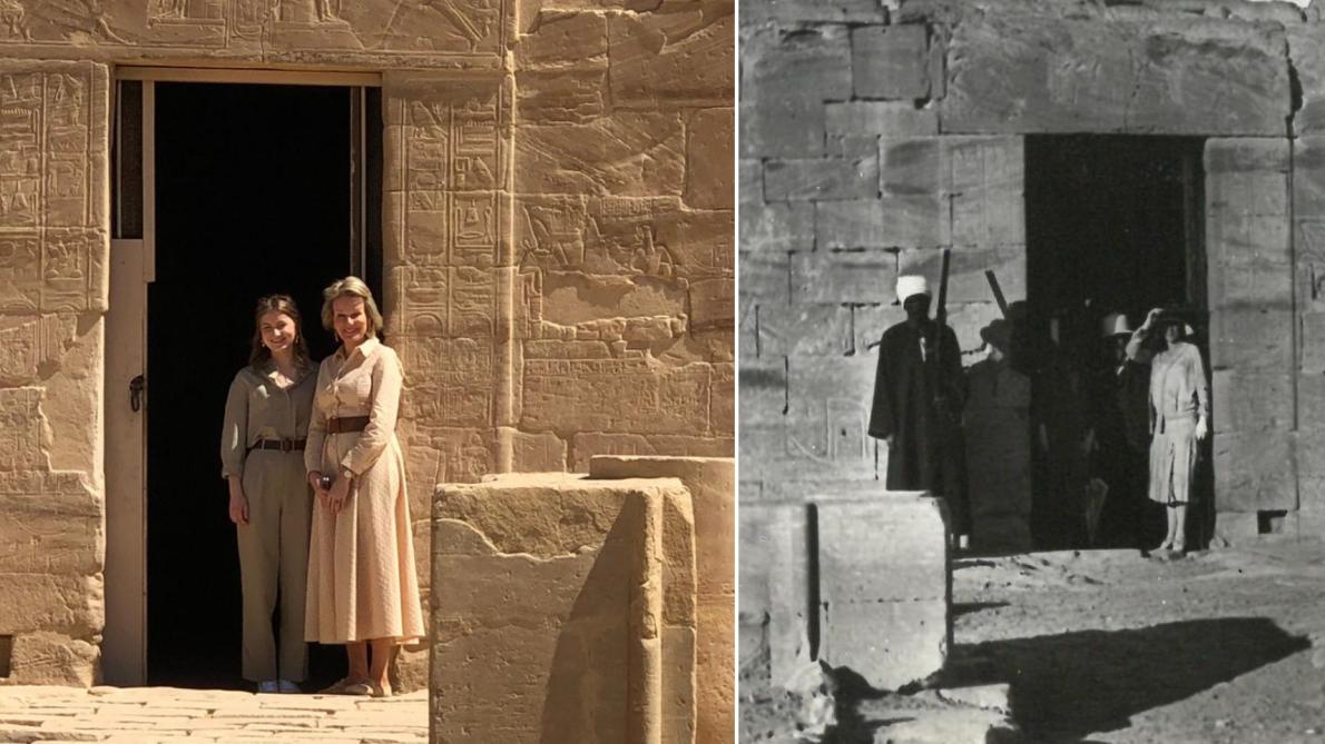 100 ans séparent ces deux Elisabeth en Egypte (photos et vidéo) - Soirmag
